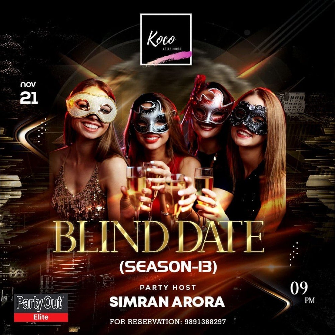 Blind Date (Season-13) By Party Out Delhi Tickets | Koco After Hours ...