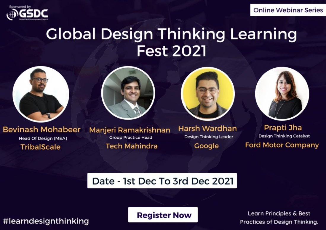 Global Design Thinking Learning Fest 2021 at Online on 1st December, 2021