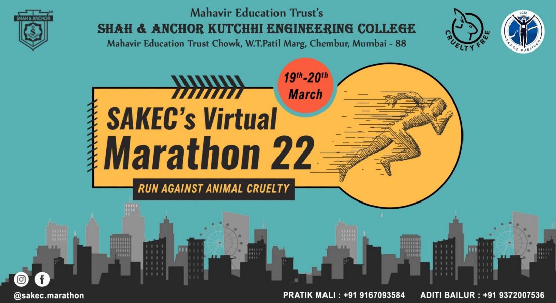 SAKEC MARATHON 2022 Tickets | Online | March 19 to March 20
