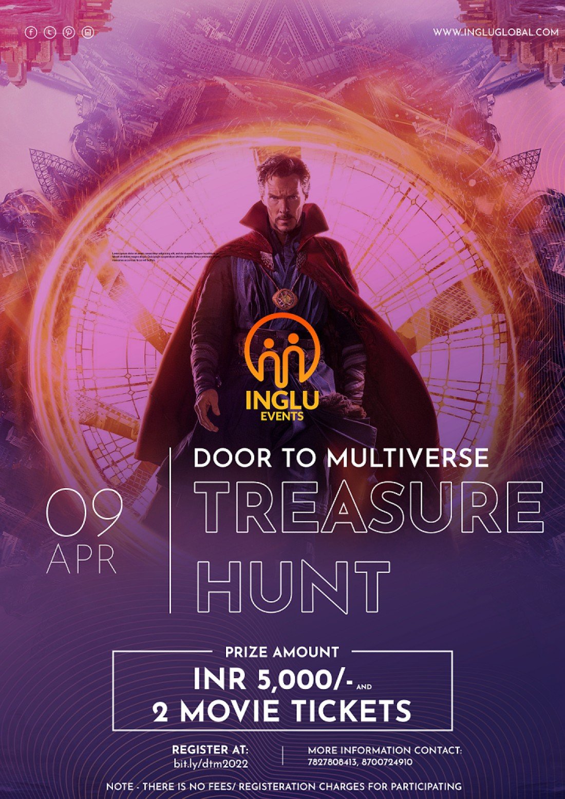 DOOR TO MULTIVERSE - A Theme Based Treasure Hunt Tickets at Satya ...