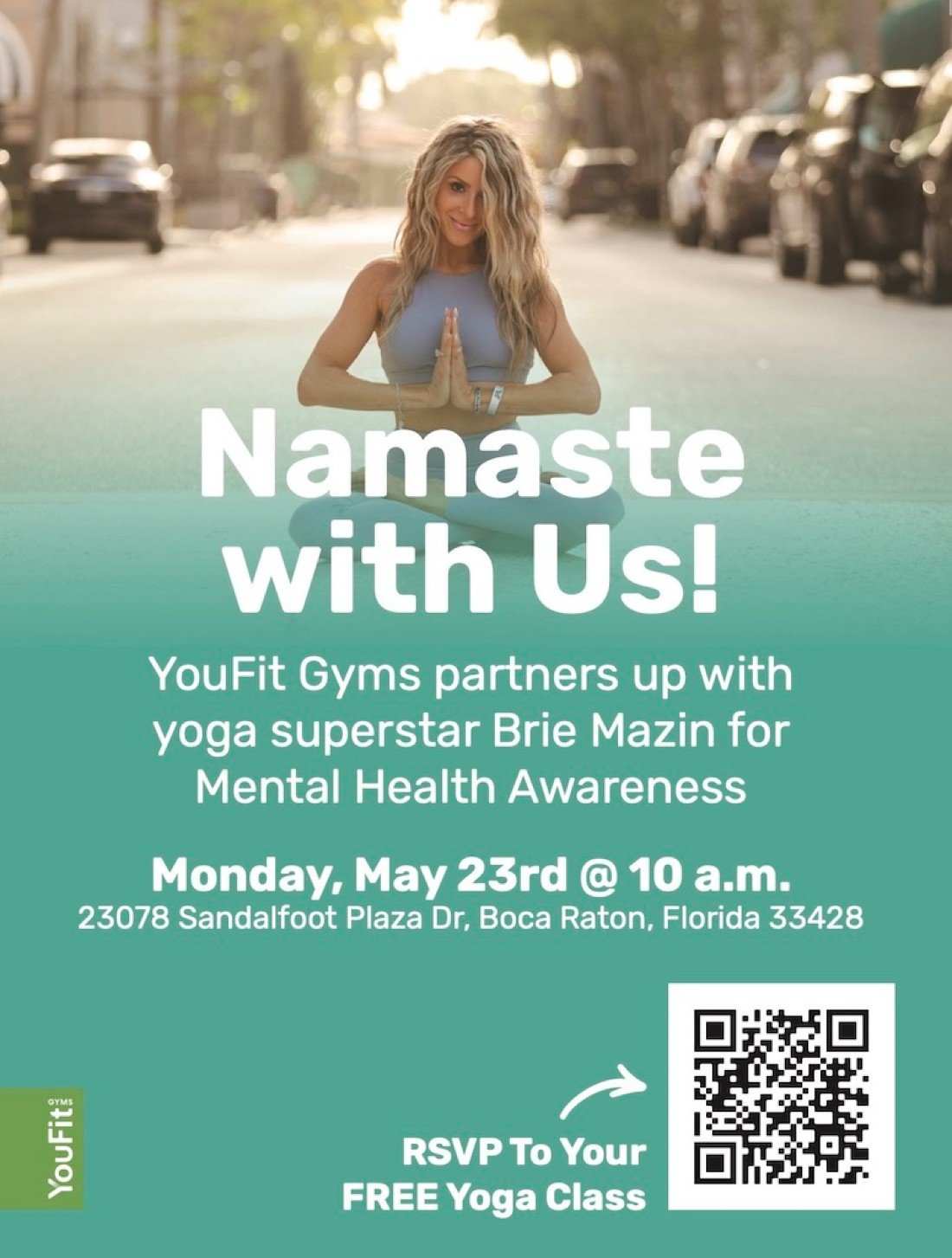 Flow For Free with YouFit Gyms and Brie Mazin for Mental Health ...