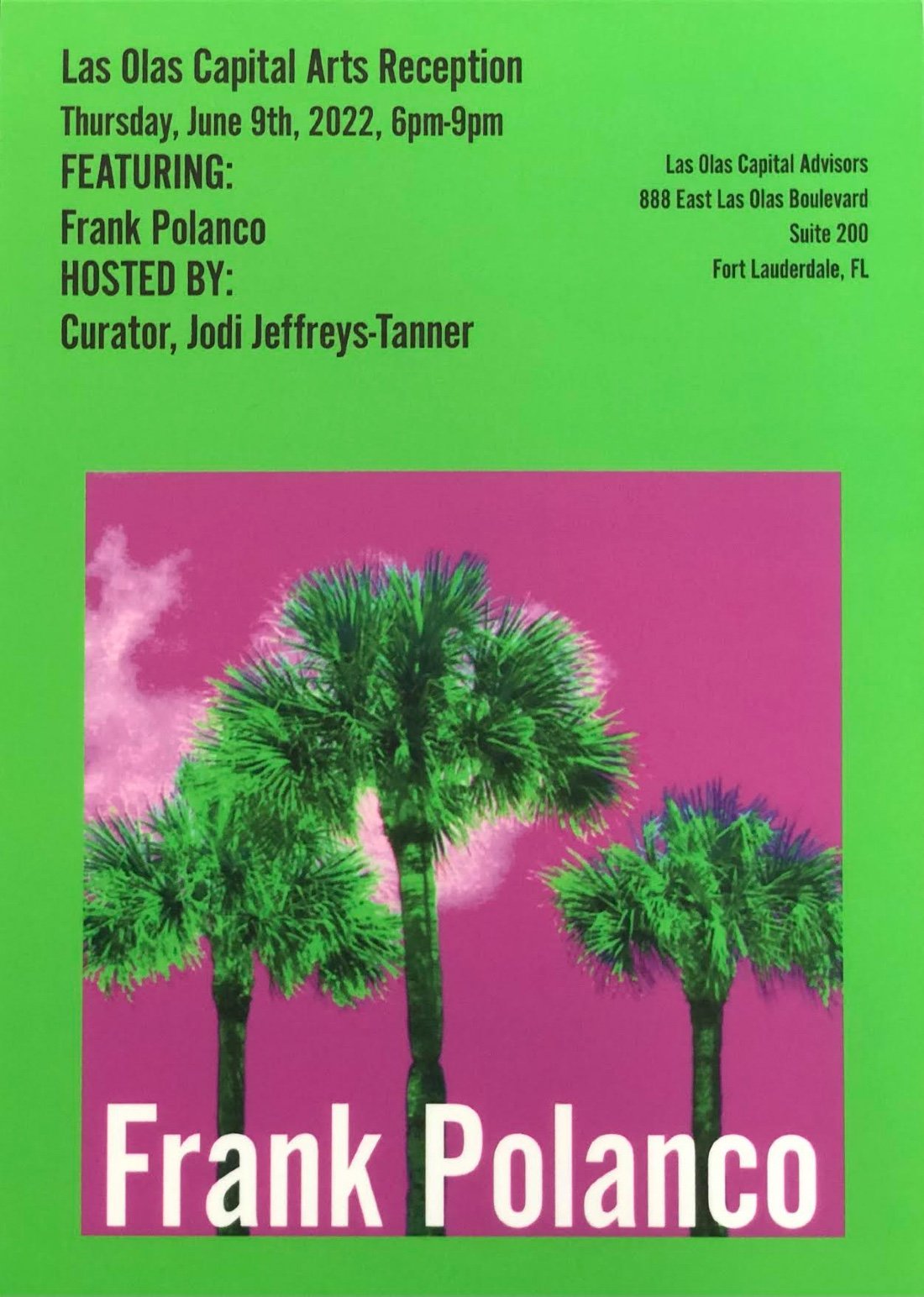 Las Olas Capital Arts presents Retrospective Art Exhibit by Frank ...