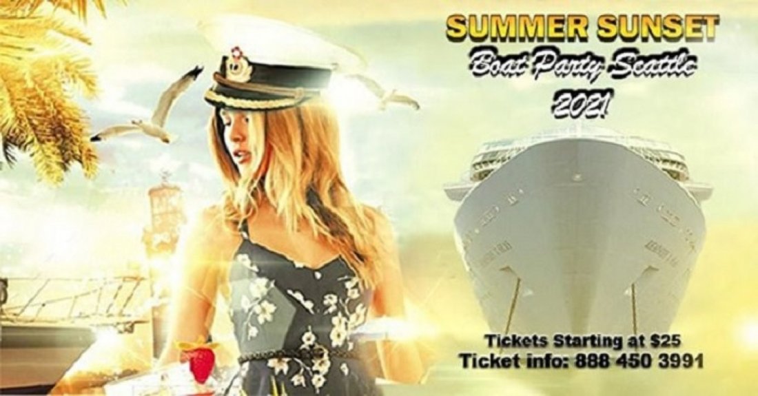 Summer Sunset Boat Party Seattle 2022 | All White Boat Party | 860 ...