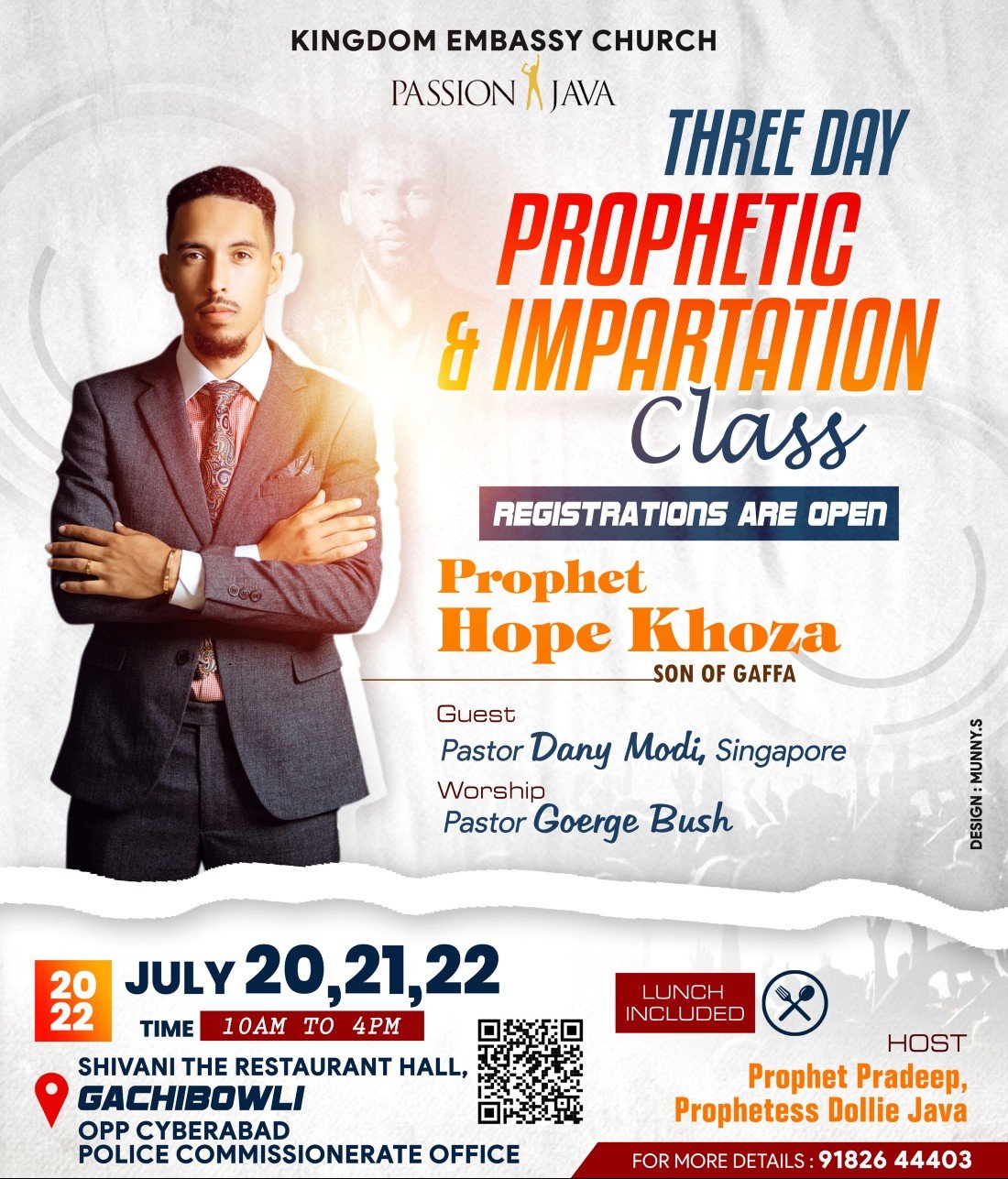 Prophet Hope Khoza - 3 Day Prophetic School Tickets at Shivani The ...