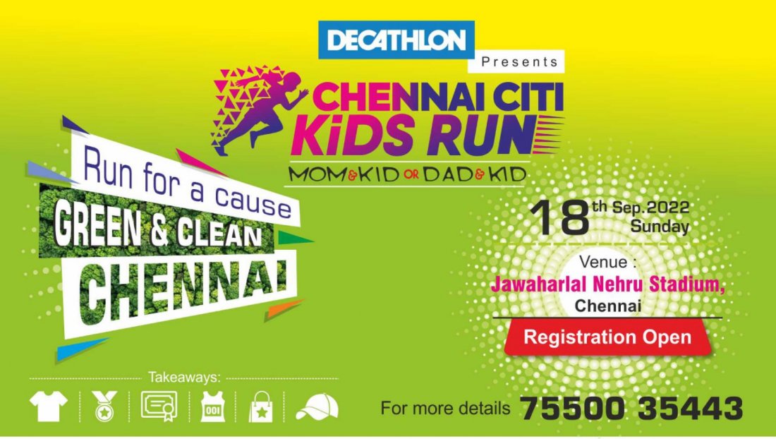 CHENNAI CITI KIDS RUN Tickets at Jawaharlal Nehru Stadium ஜவஹர்லால் ...