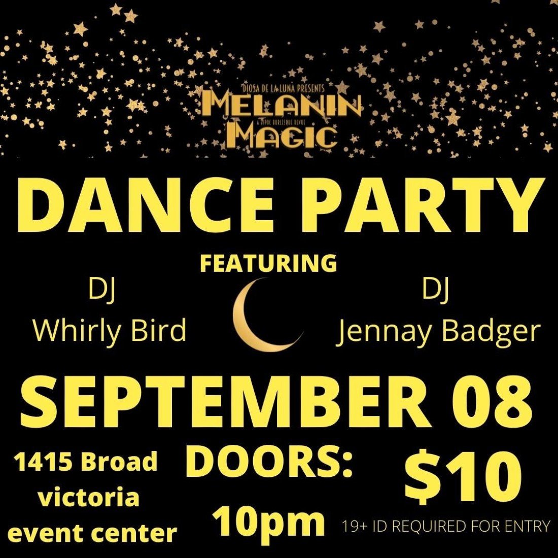 Melanin Magic Dance Party Tickets | Victoria event center | September 8 ...