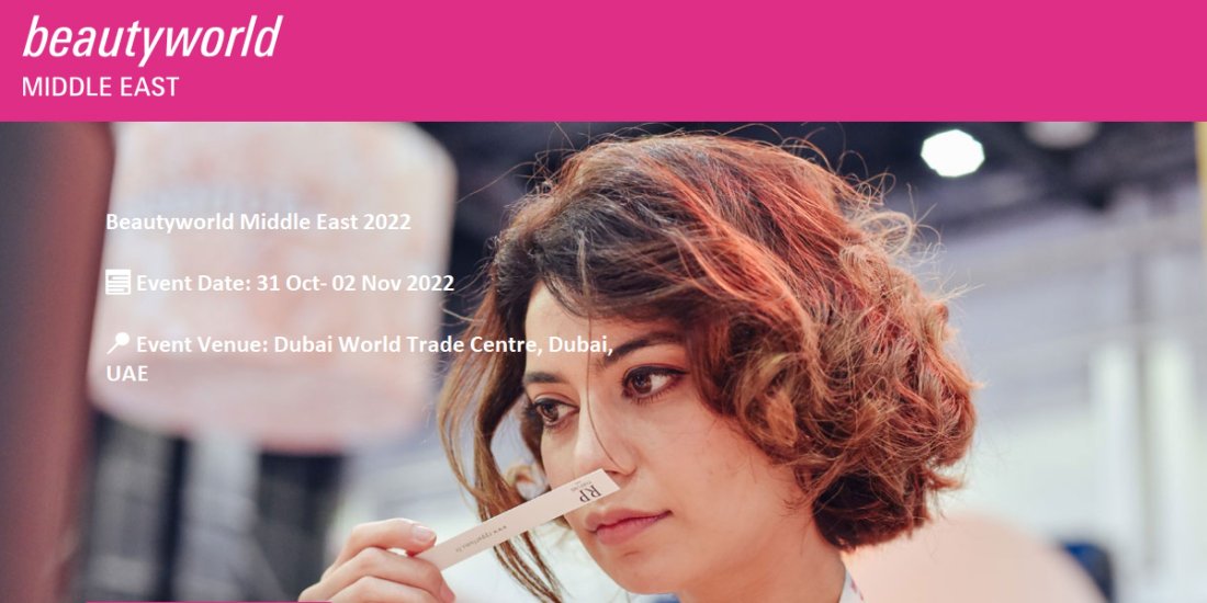 Beautyworld Middle East 2022 Tickets at Dubai World Trade Centre on 31st October, 2022