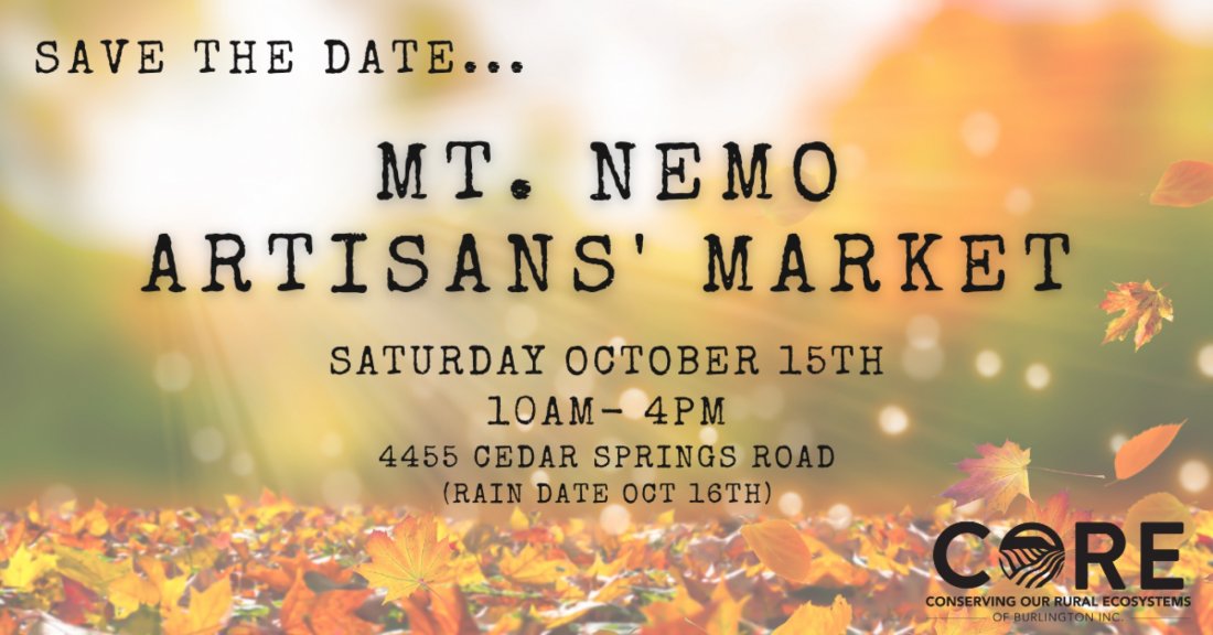 Mt. Nemo Artisans Market Tickets | 4455 Cedar Springs Road, Burlington ...