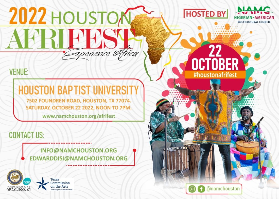 Houston Festival of African Arts, Culture, and Entertainment ( 2022 ...