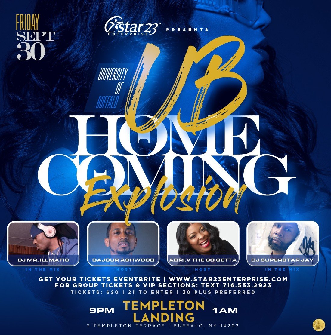 UB Homecoming Explosion Tickets | Templeton Landing , Buffalo, NY ...