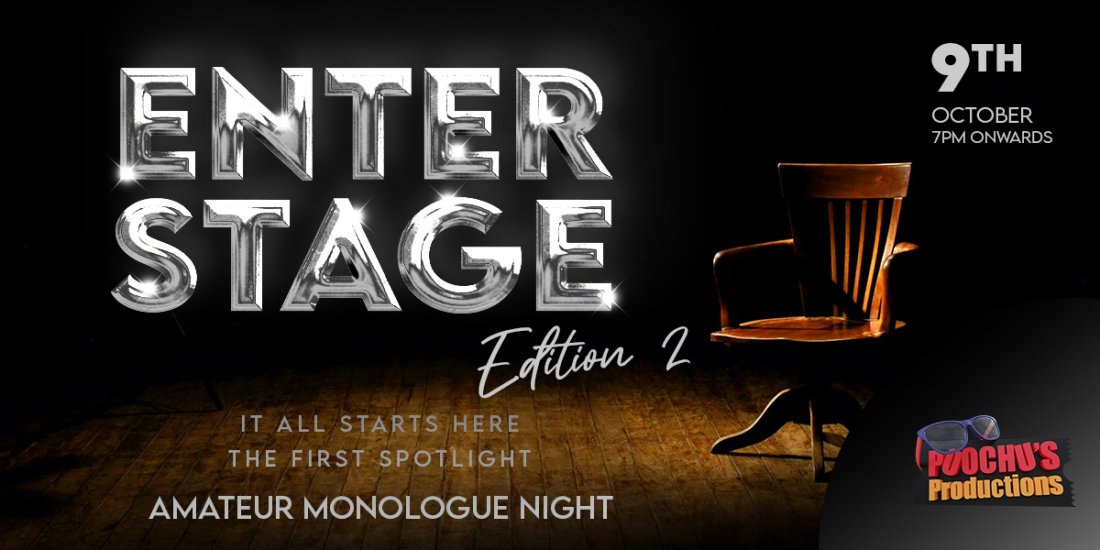 Enter Stage Edition 2 Tickets | Vidya Sagar, Chennai, TN | October 9, 2022