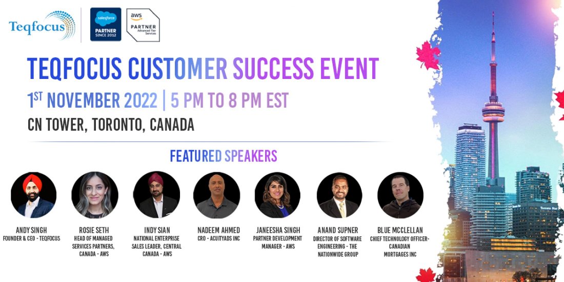 Teqfocus Customer Success Event Tickets at CN Tower, Toronto, Canada on ...