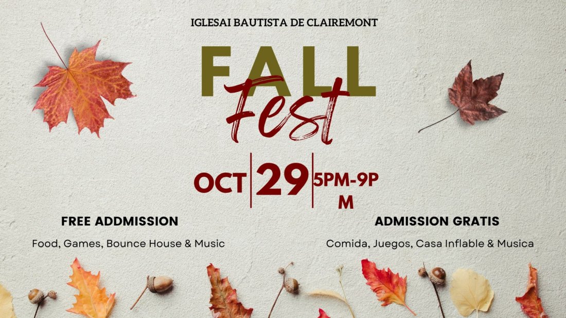 Fall Fest 2022 Tickets at Iglesia Bautista de Clairemont, San Diego on ...