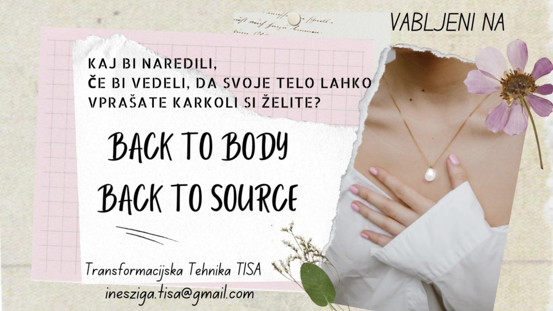 Back to Body - Back to Source / Transformacijska Tehnika TISA Tickets ...