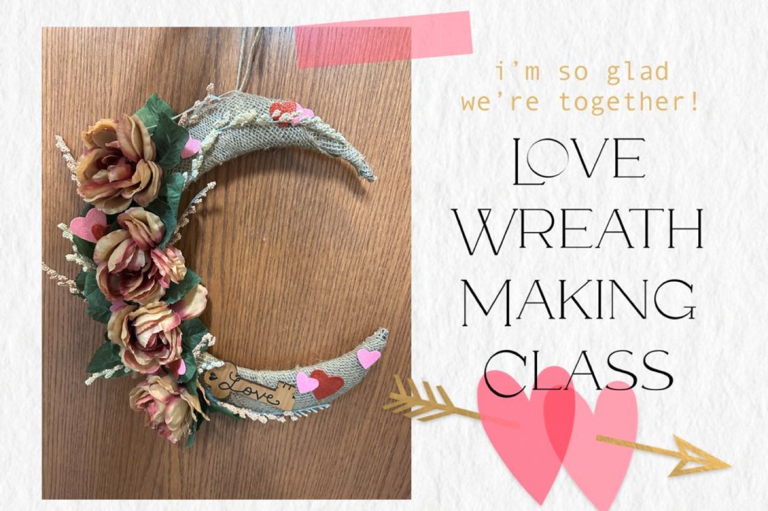 Wreath Making Class- Love Wreath with RKC Candles Tickets at Stiletto's ...