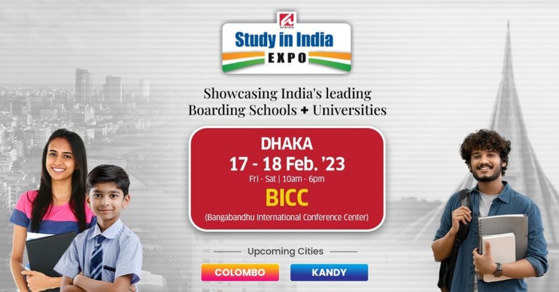 Study in India Expo 2023 -Dhaka Tickets at Bangabandhu International Conference Center, Dhaka on ...