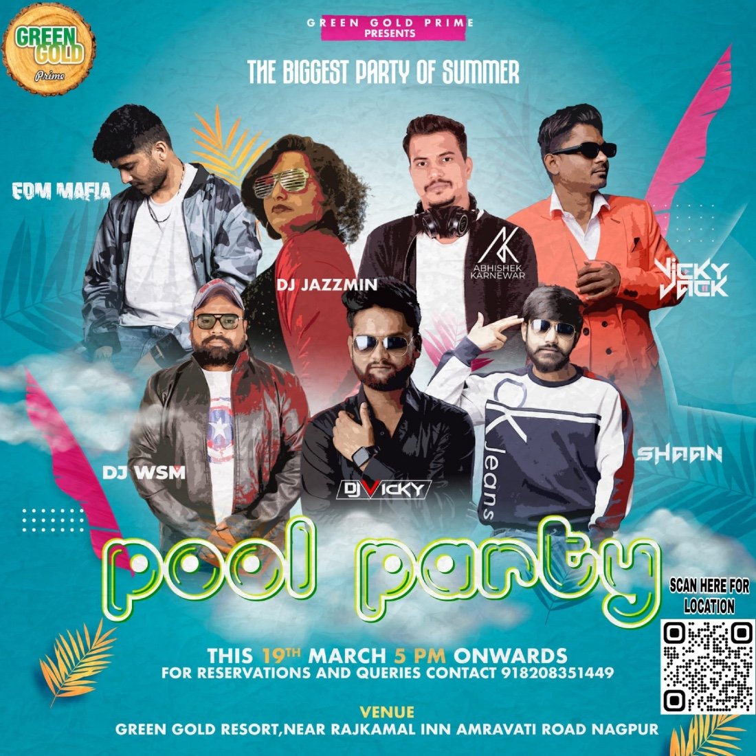 SUMMER Pool Party @Green Gold PRime Tickets at Green Gold Prime ...