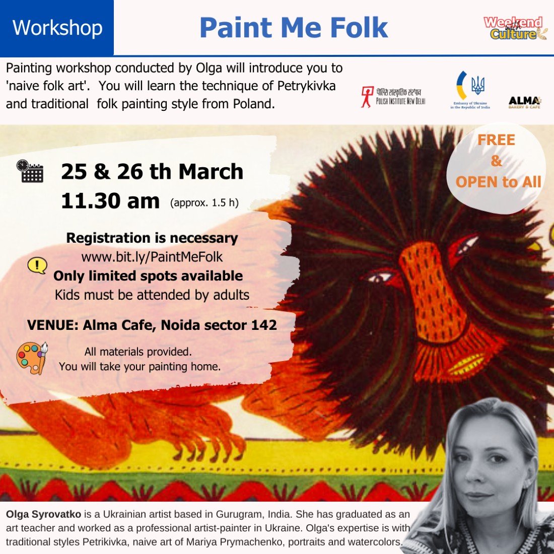 Weekend with Culture from Ukraine & Poland at Alma Cafe | Alma Bakery ...