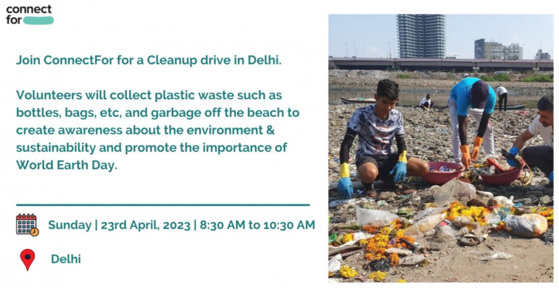 Clean up Drive - Delhi Tickets | Delhi, New Delhi, DL | April 23, 2023