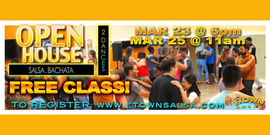 FREE SALSA & BACHATA open house classes Tickets at ETOWN SALSA Latin ...
