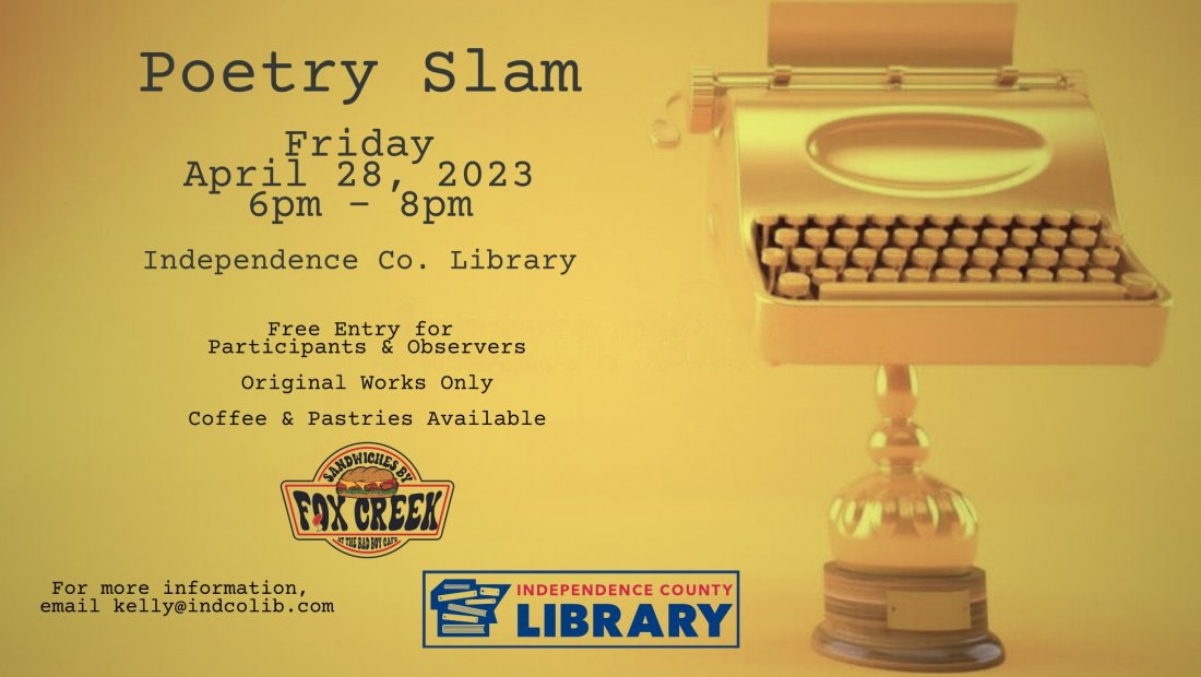 Independence County Library Presents: Poetry Slam Tickets ...