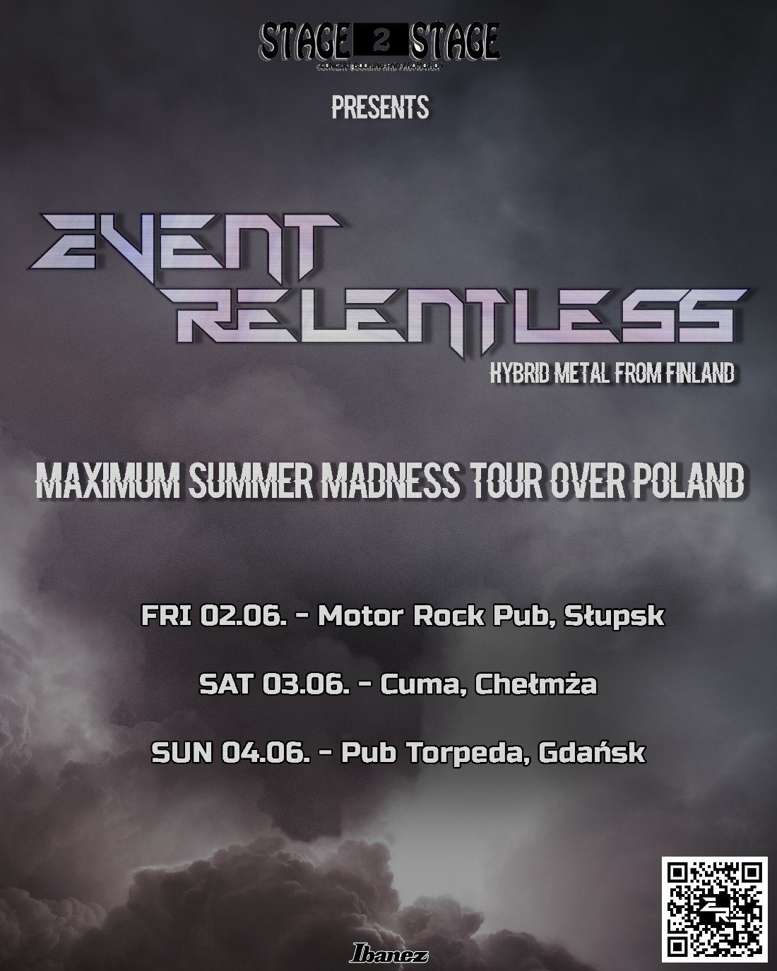 EVENT RELENTLESS (FIN) + HOMEN + SIC! I @Motor Rock Pub at Anny Łajming ...