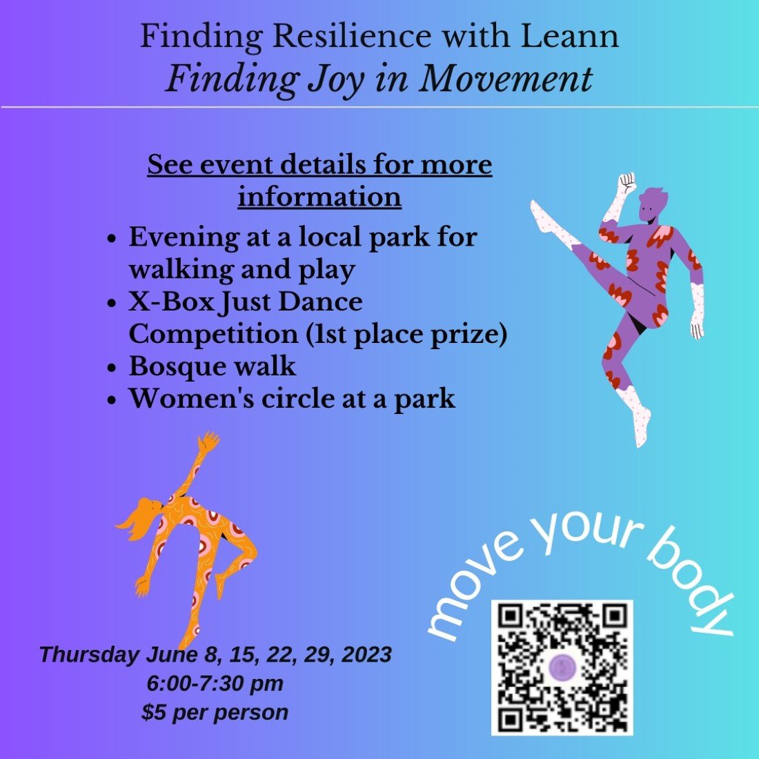 Finding Joy in Movement - Thriving Womens Circle Tickets at Finding Resilience with Leann ...