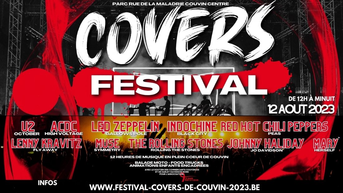Festival covers de couvin 2023 Tickets at 5660 Couvin, Belgique ...