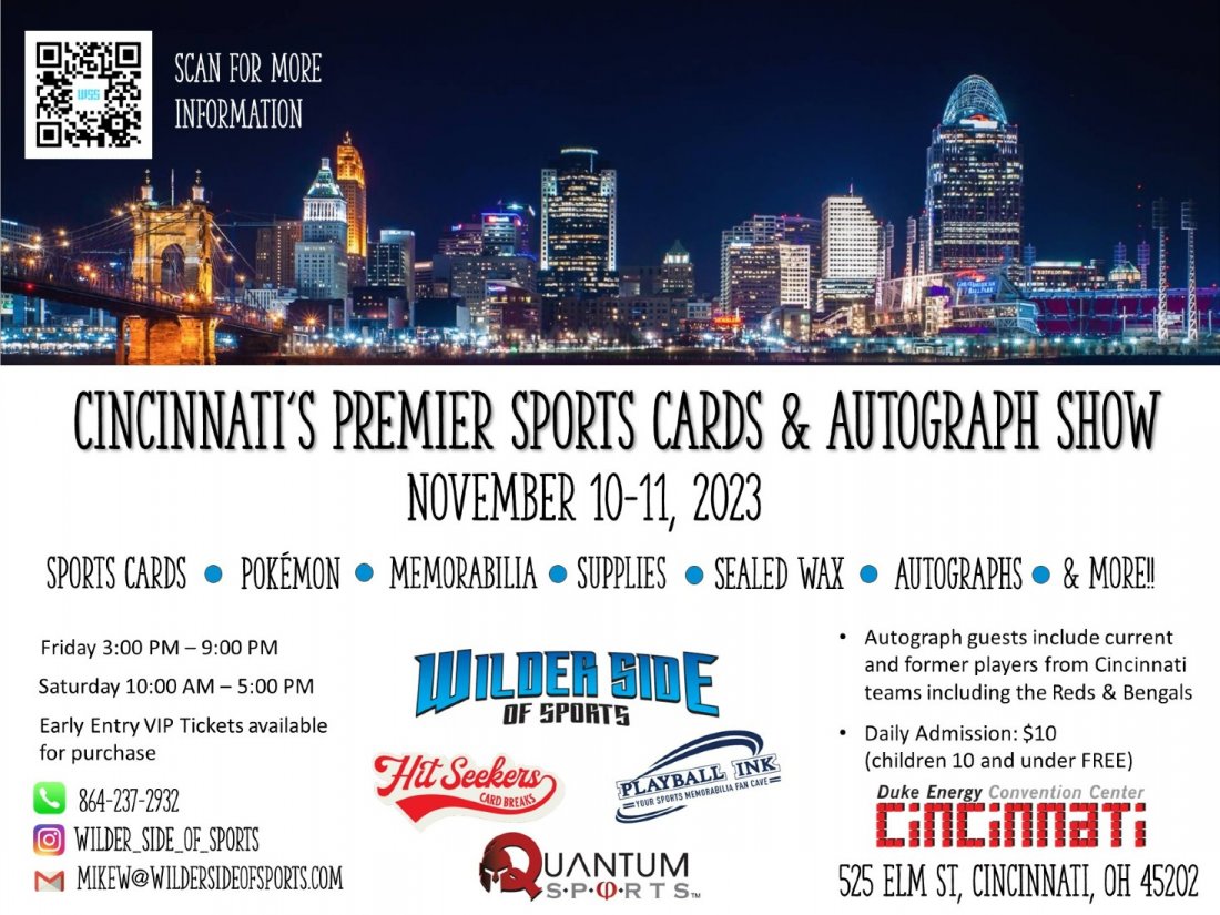 Cincinnatis Premier Sports Cards & Autograph Show at Duke Energy ...