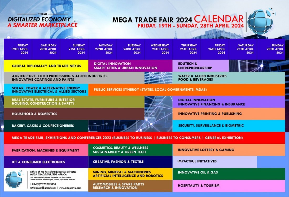 Mega Trade Fair, Exhibitions and Conferences 2024 Tickets at Lekan ...