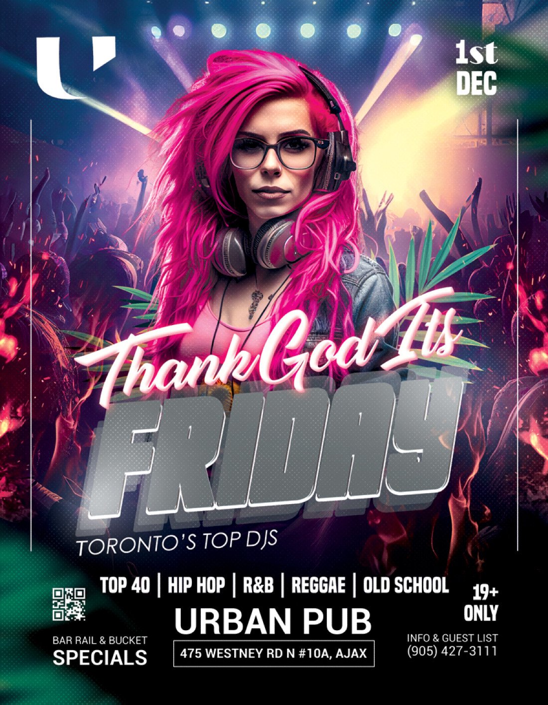 T.G.I.FRIDAYS "The ultimate Friday vibe" Tickets | Urban Pub , Ajax, ON ...