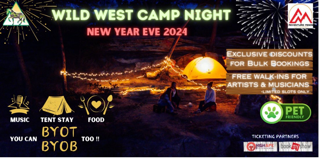 Wild West Camp Night - New Years Eve 24 Tickets | The Eco Ranch ...