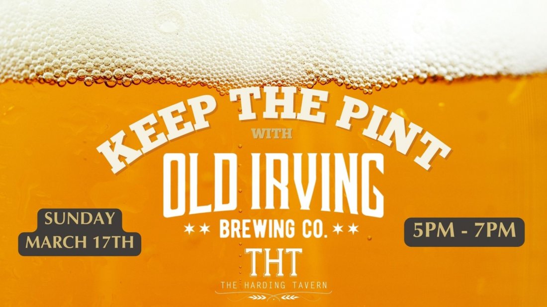 ? St. Paddys Day Special: Keep the Pint with Old Irving Brewing Tickets ...
