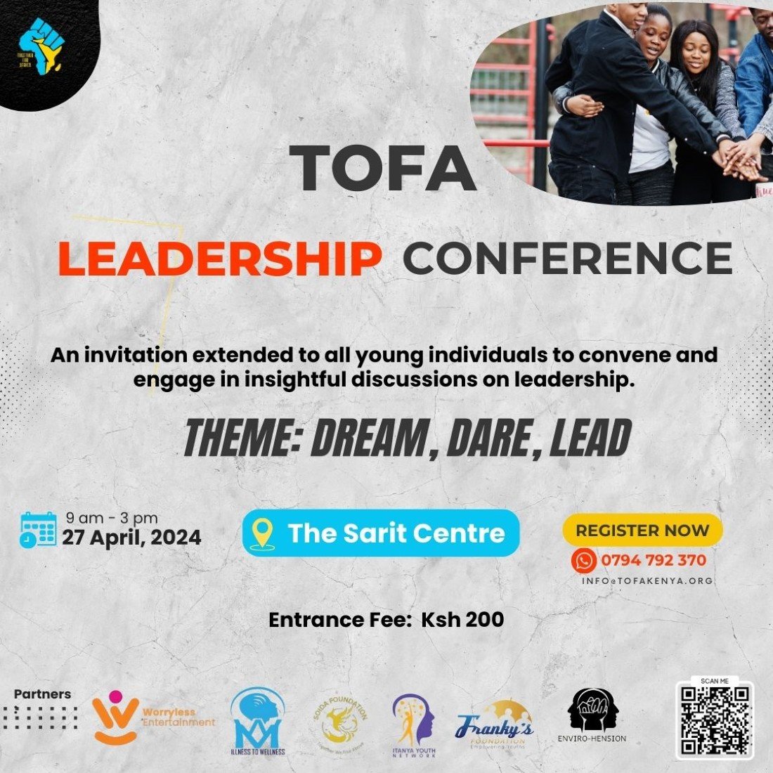 TOFA Leadership Conference | Sarit Centre, Nairobi, NA | April 27, 2024