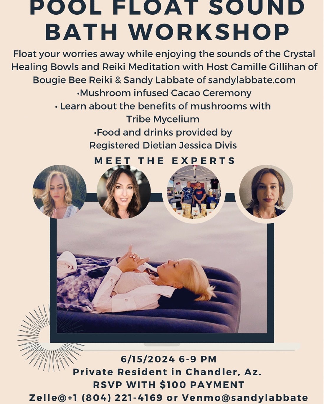 Mini Workshop/Mushrooms/Cacao/Floating Sound Bath Tickets | Private Home, Chandler, AZ | June 15 ...