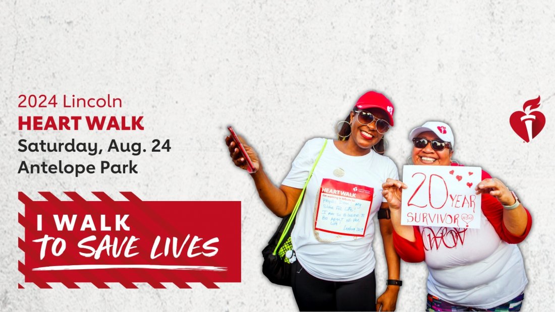2024 Lincoln Heart Walk Tickets at Antelope Park, Lincoln on 24th ...
