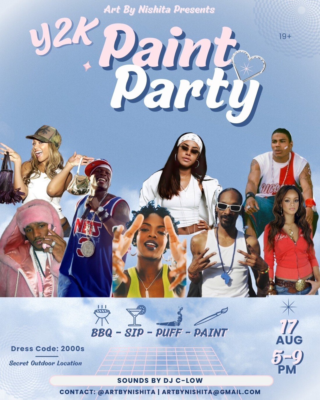 Y2K PAINT PARTY Tickets | Secret Location, Burnaby, BC | August 17, 2024