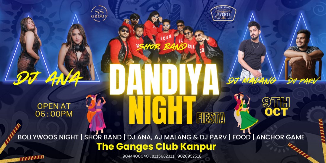 The Dandiya Night Fiesta 2024 at The Ganges Club, Kanpur on 9th October ...