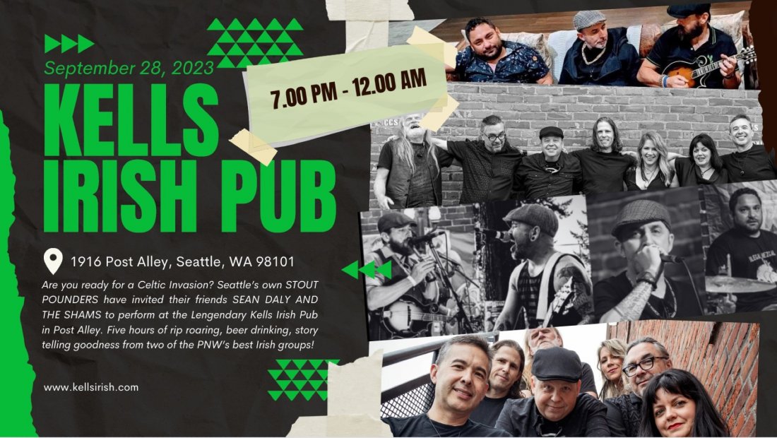 Stout Pounders Celtic Rock w/Special Guests at Kells Irish Pub Seattle ...