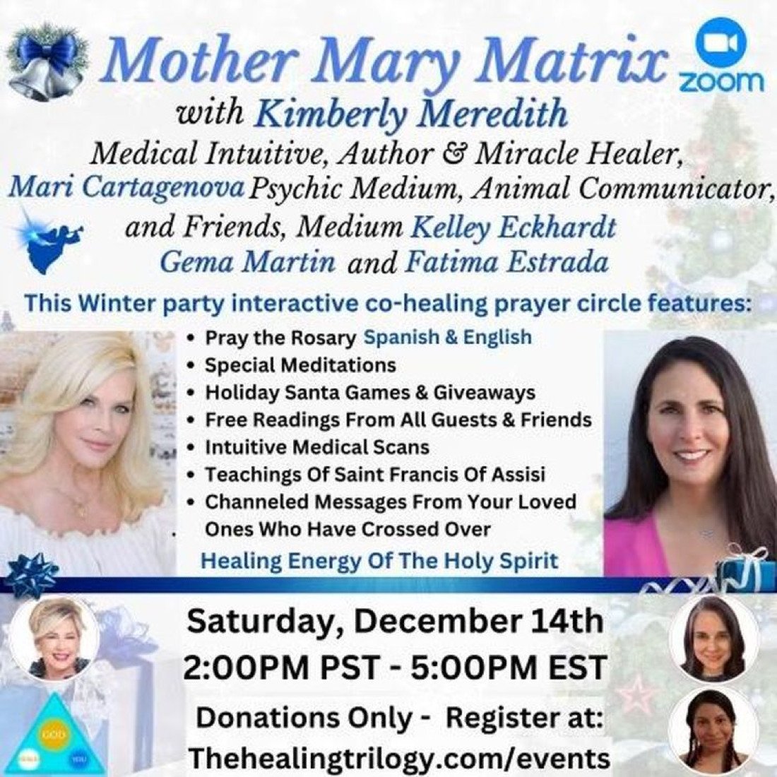 Mother Mary Matrix with Kimberly Meredith | Online | December 14, 2024