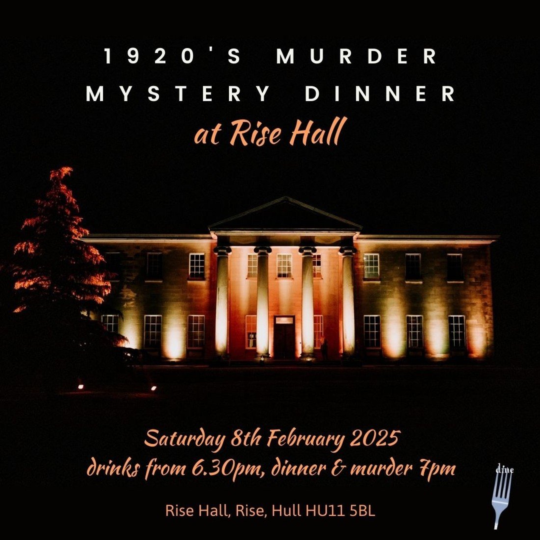 1920s Murder Mystery Evening at Rise Hall | Rise Hall Weddings and ...