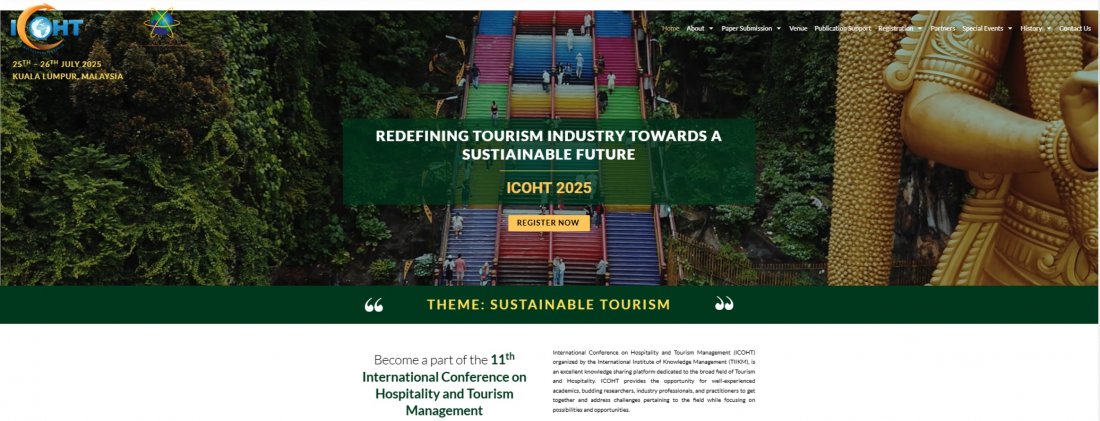 The 11th International Conferences on Hospitality and Tourism ...