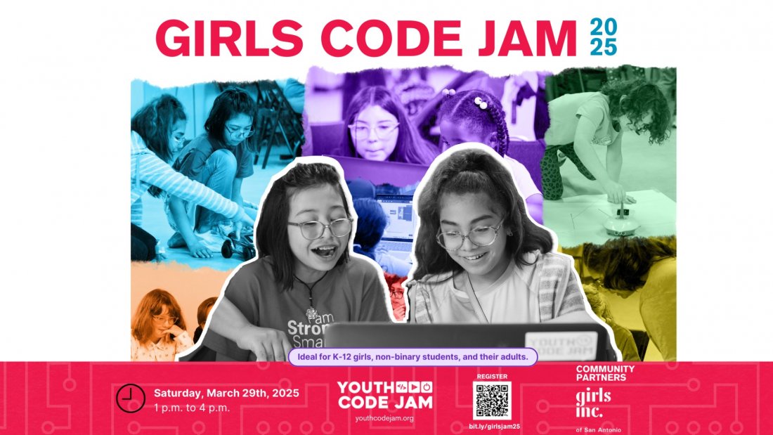 Girls Code Jam 2025 Tickets | Girls Inc. of San Antonio, Castle Hills, TX | March 29, 2025