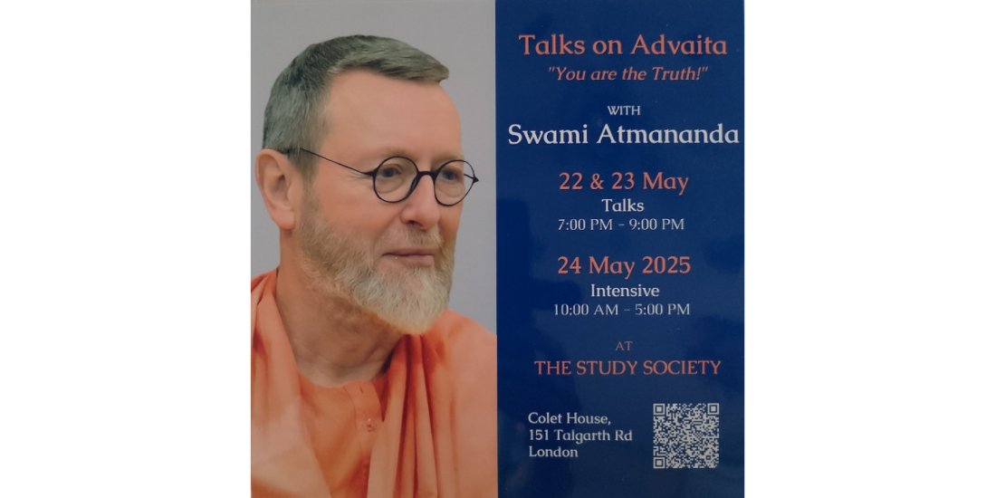Swami Atmananda at Colet House, Talgarth Roa