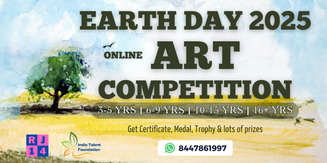 Online Drawing Competition - Earth Day 2025 Tickets at Online on 20th ...
