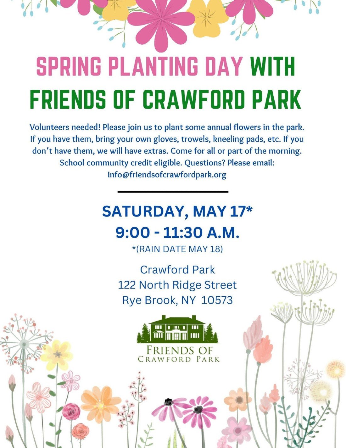 Spring Planting Day!!! Rain Date May 18,2025 | 122 N Ridge St, Rye ...