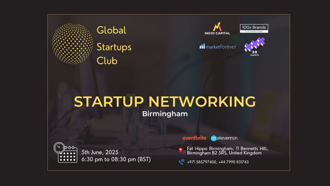 STARTUP NETWORKING Birmingham 2025 Tickets | Fat Hippo Birmingham ...