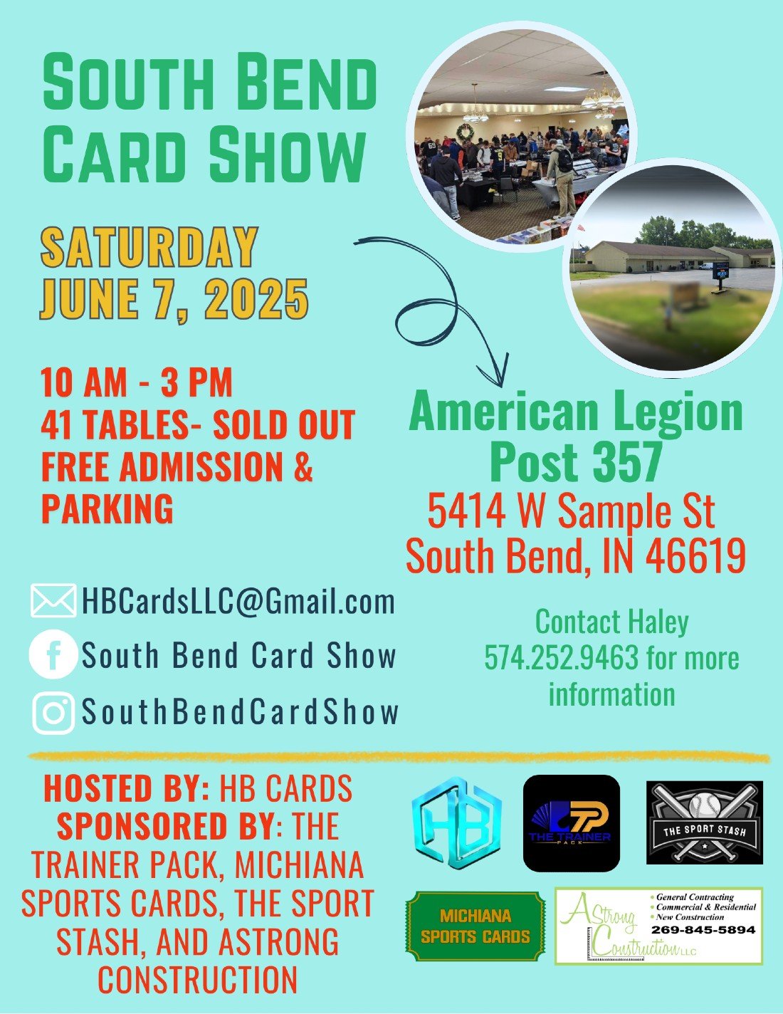 South Bend Trading Card Show at American Legion Post 357, West Sample ...