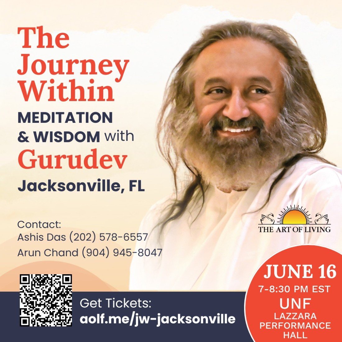 Journey Within: An Evening of Meditation & Wisdom with Gurudev Sri Sri ...