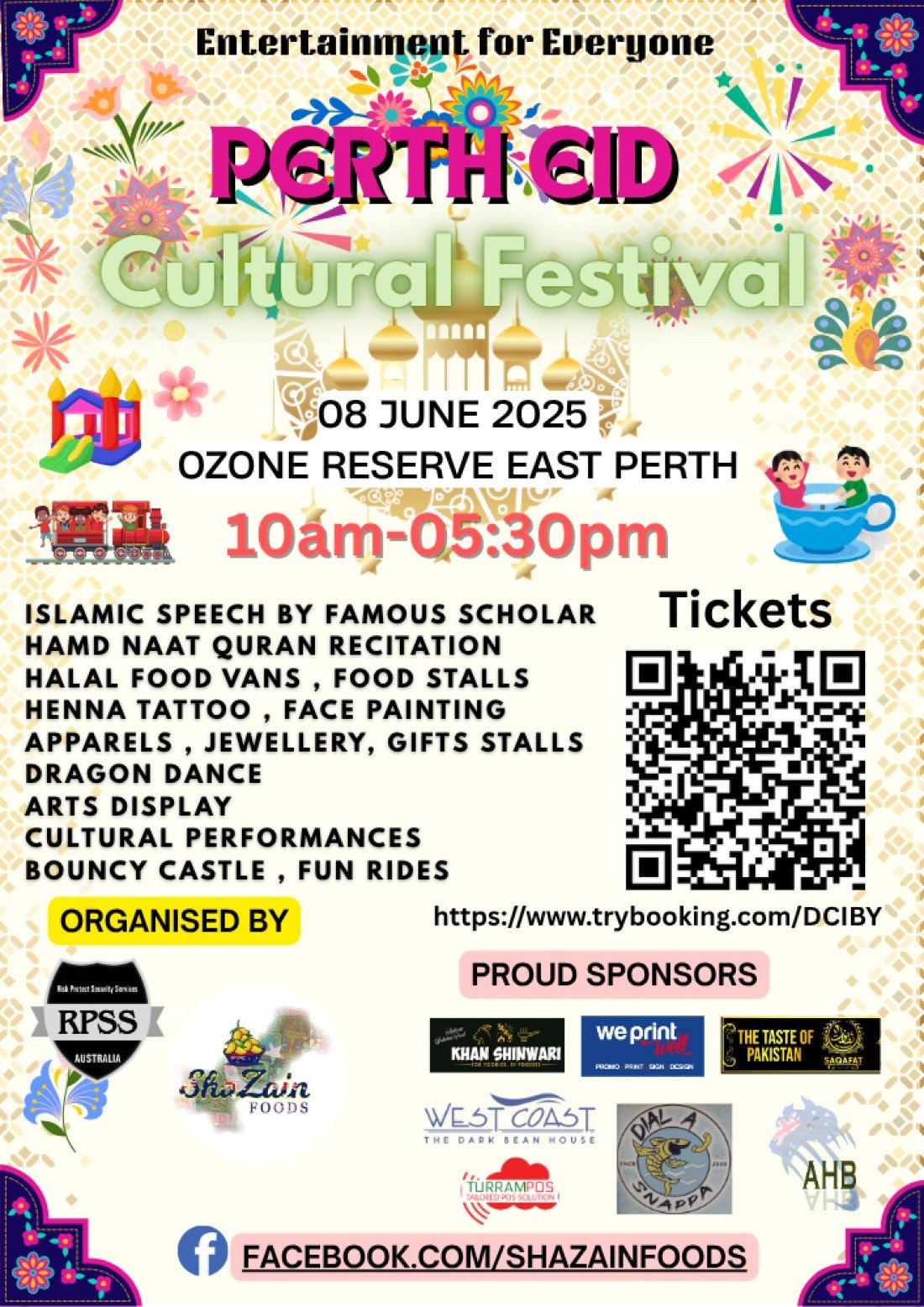 Perth Eid Cultural festival 2025 at Ozone Reserve, Adelaide Terrace ...